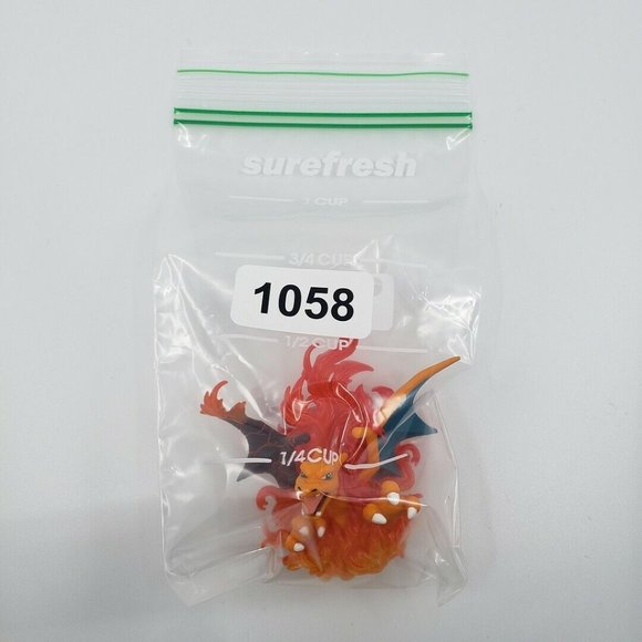 Pokemon | Toys | Pokemon Mini Charizard Figure W Flames Fire 26 Small ...